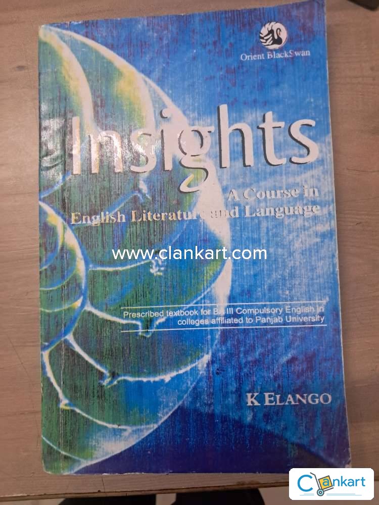 Buy 'Insights (Punjab Uty Edn - Reissue)' Book In Good Condition At ...