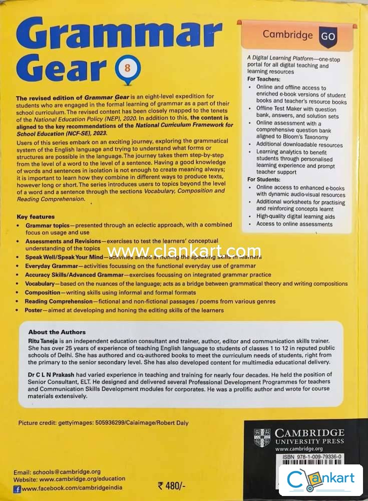 Buy 'Cambridge Grammar Gear 8' Book In Excellent Condition At Clankart.com