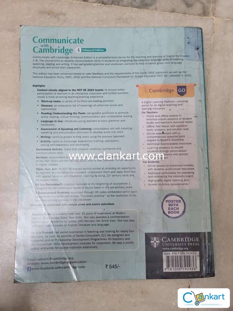 Buy 'Communication With Cambridge' Book In Excellent Condition At ...