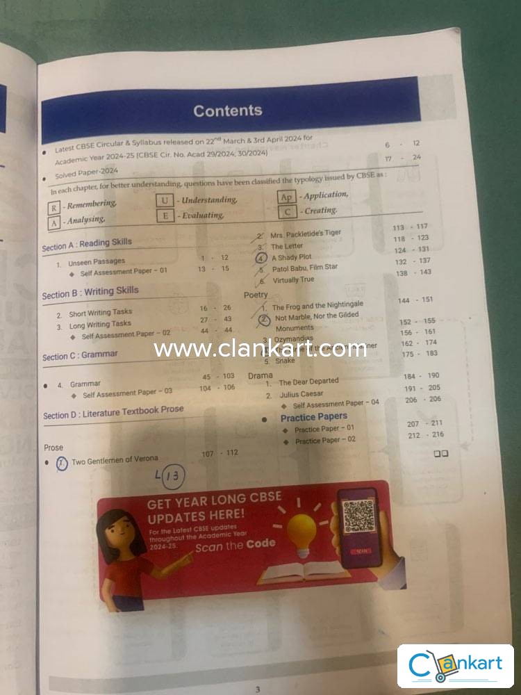 Buy 'English (communicative) Class 10 Cbse Question Bank 2024-2025 ...