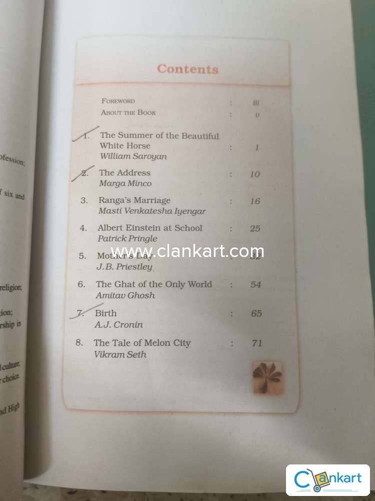 Buy 'English Class 11' Book In Fair Condition At Clankart.com