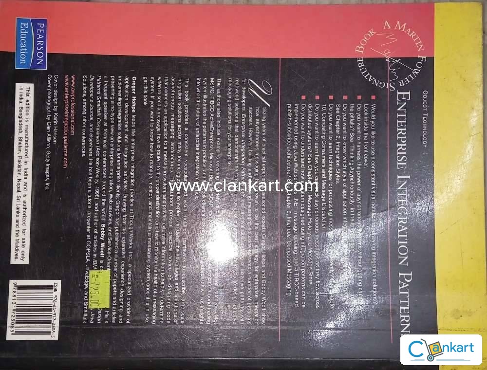 Buy 'Enterprise Integration Patterns: Designing, Building, And Deploying Messaging Solutions ...