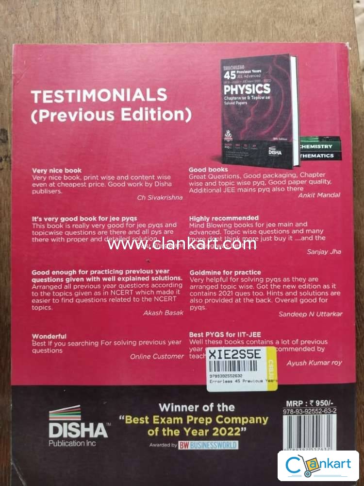 Errorless 45 Previous Years IIT JEE Advanced (1978 2021), 48% OFF Errorless 45 Previous Years IIT JEE Advanced (1978 2021), 48% OFF