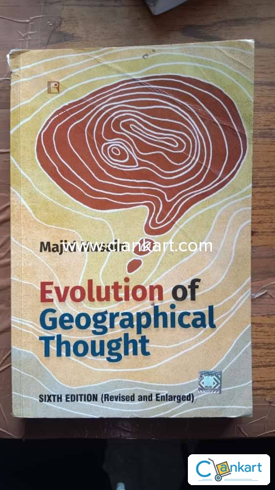 Buy 'Evolution Of Geographical Thought' Book In Excellent Condition At ...