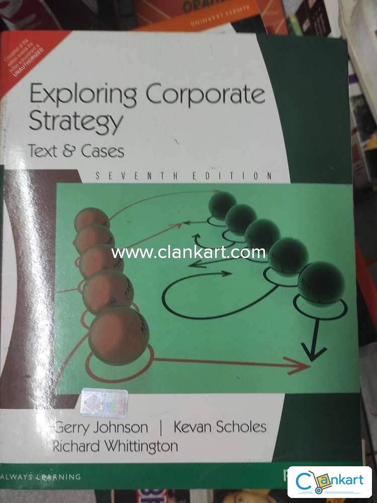 Buy 'Exploring Corporate Strategy: Text And Cases' Book In Excellent ...