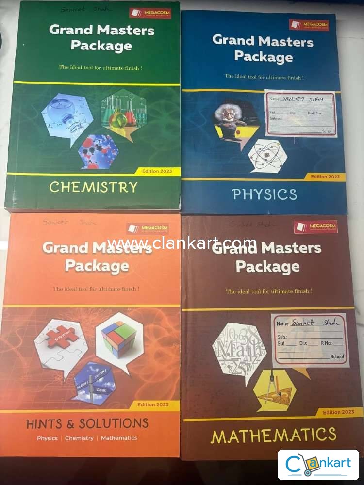 Buy 'FIITJEE Grand Master Package ALL PCM Books With Solution Book ...