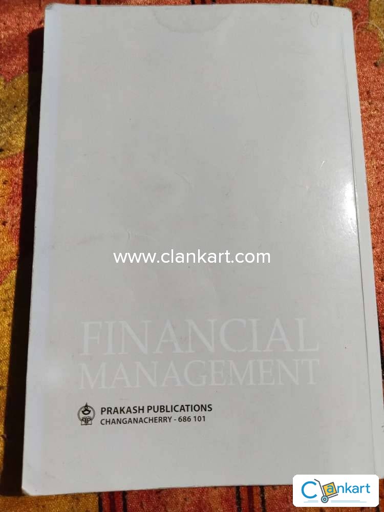 Buy 'Financial Management Semester 5 Mg University' Book In Good ...