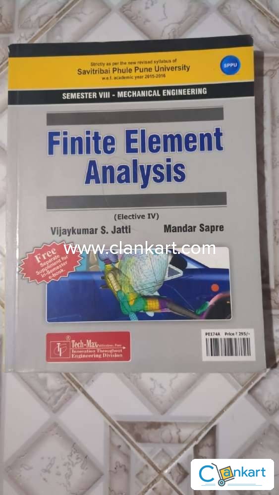 Buy Finite Element Analysis Book In Good Condition At 8208