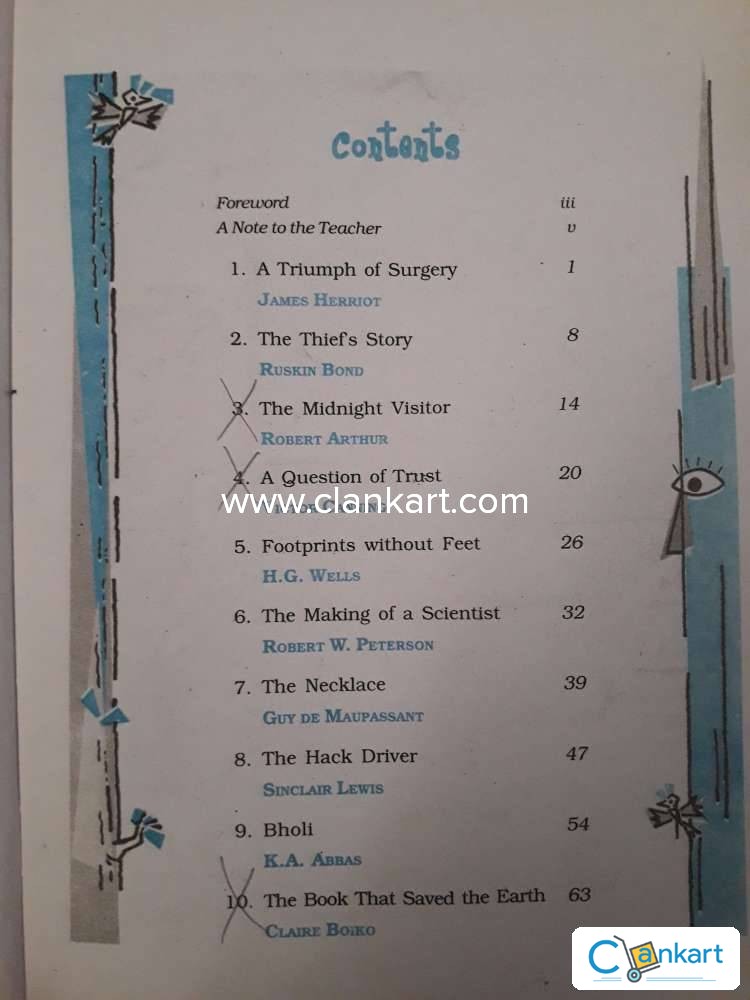 Buy 'NCERT English Footprints Without Feet Class 10th' Book In Good ...