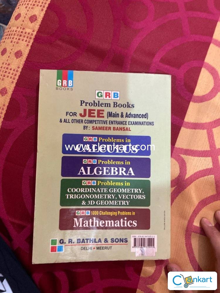 Buy 'GRB 1000 Challenging Problems In Mathematics For JEE (Main ...