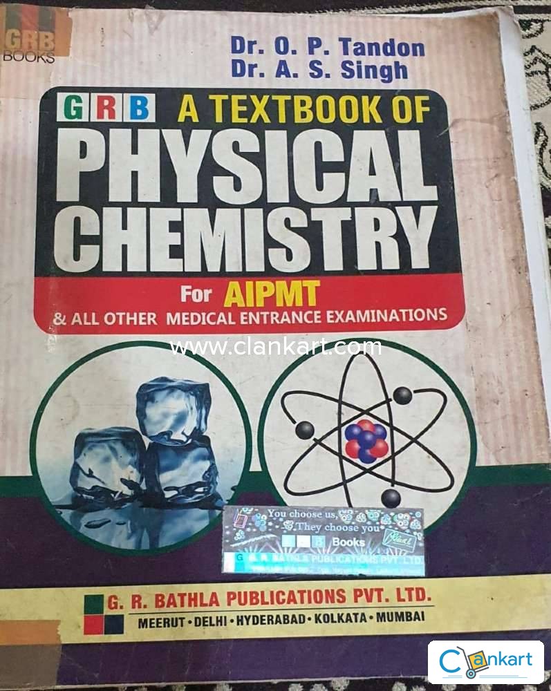Buy 'GRB Physical Chemistry Dr. OP Tandon And Dr.A.S Singh' Book In ...