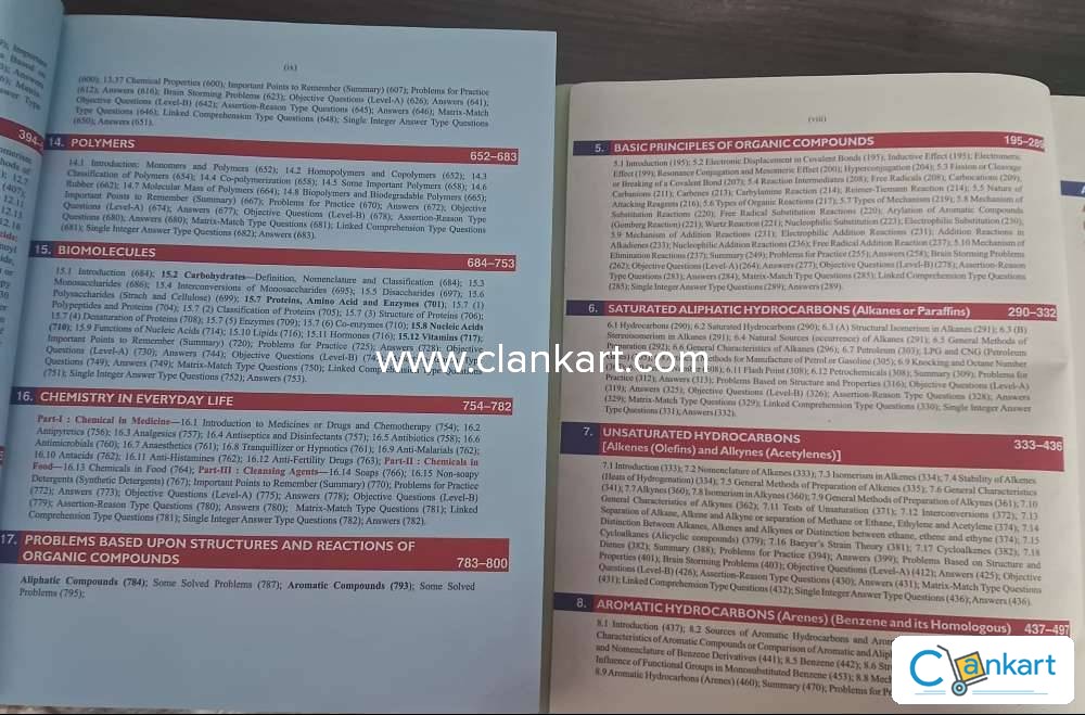 Buy 'GRB Textbook In Organic Chemistry For Jee Mains And Advanced Set ...