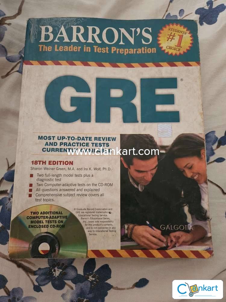 Buy 'Barron's GRE 2010' Book In Good Condition At Clankart.com