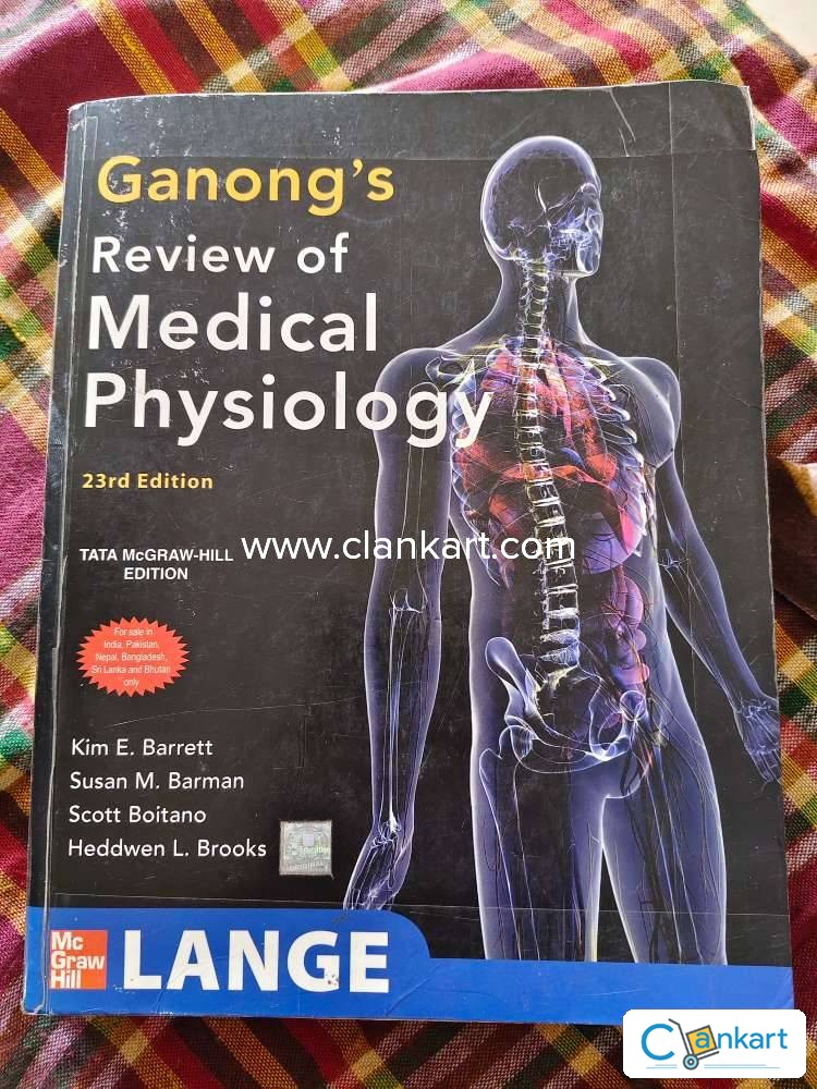 Buy 'Ganong's Review Of Medical Physiology' Book In Good Condition At ...