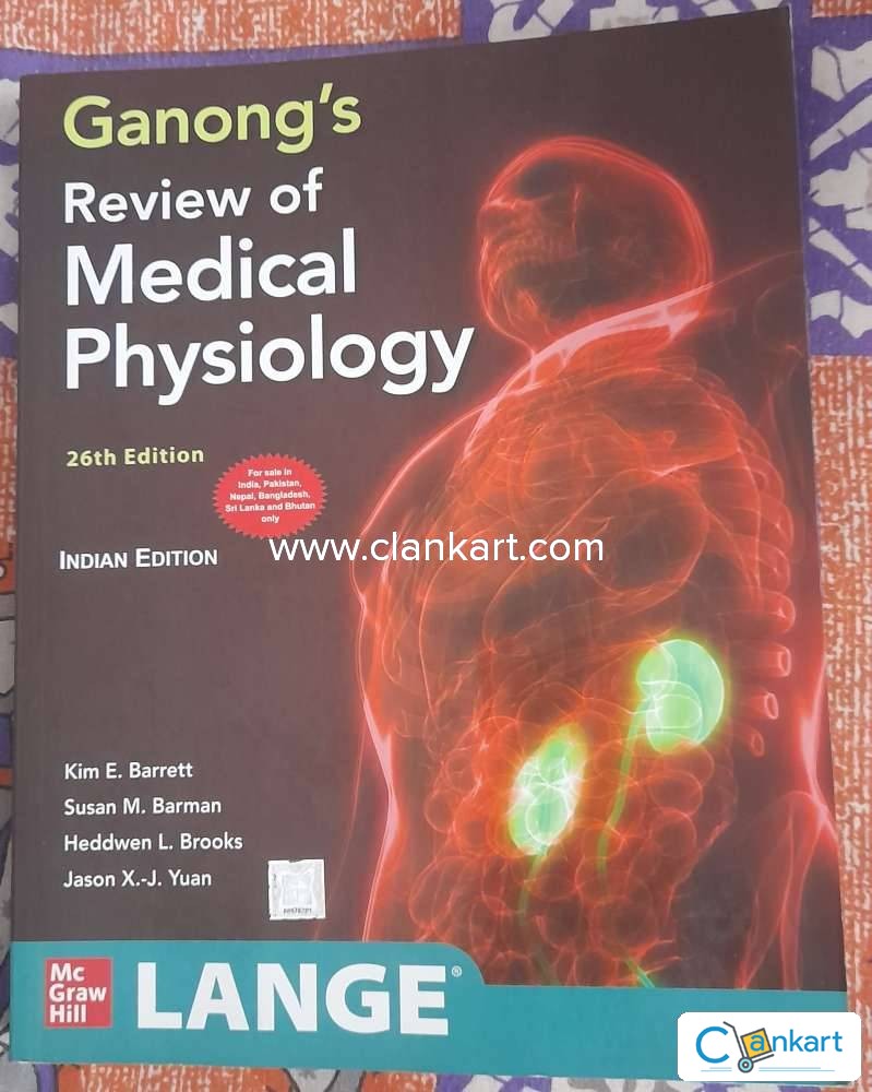 Buy 'Ganong's Review Of Medical Physiology' Book In Excellent Condition ...