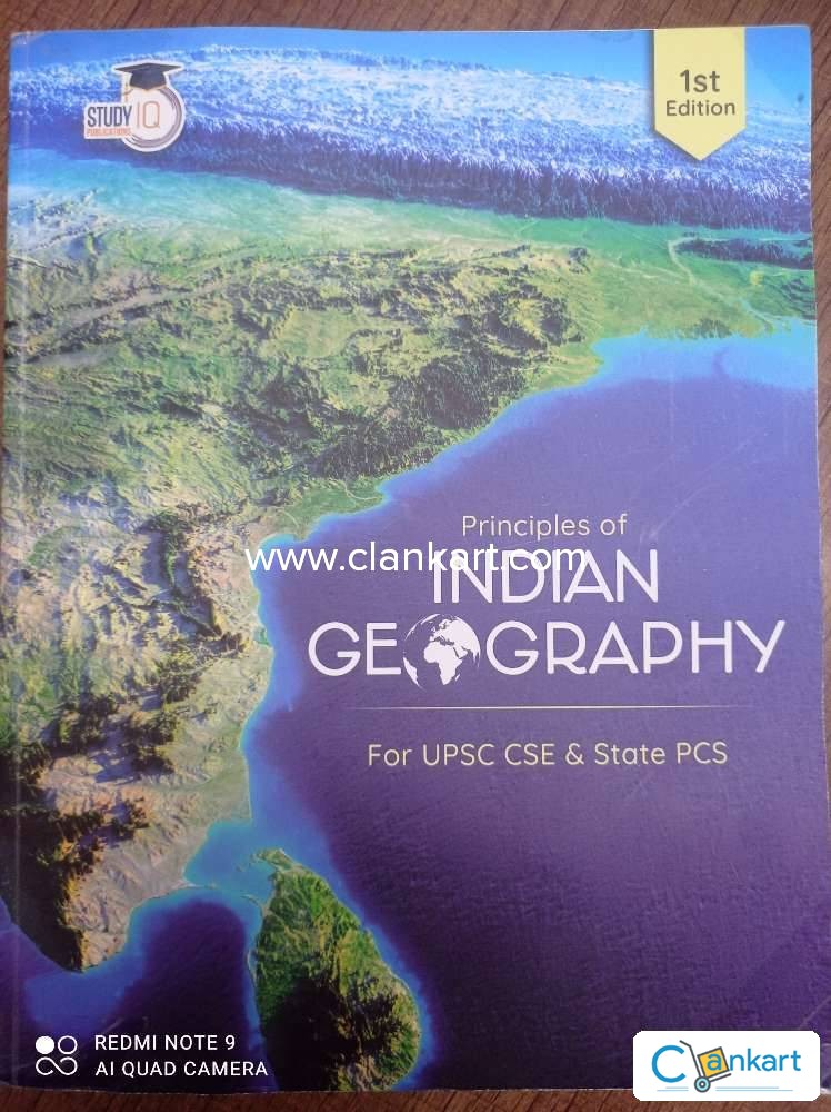 Buy 'Principles Of Indian Geography For Upsc Cse & State Pcs' Book In ...