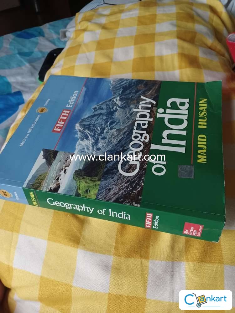 Buy 'Geography Of India' Book In Excellent Condition At Clankart.com