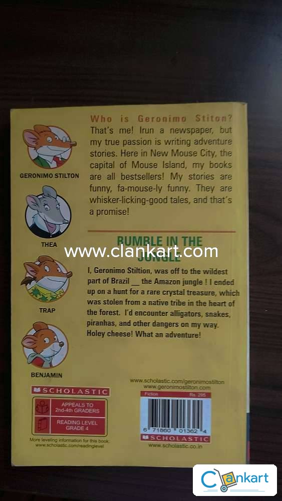Buy 'Rumble In The Jungle (Geronimo Stilton, #53)' Book In Good ...