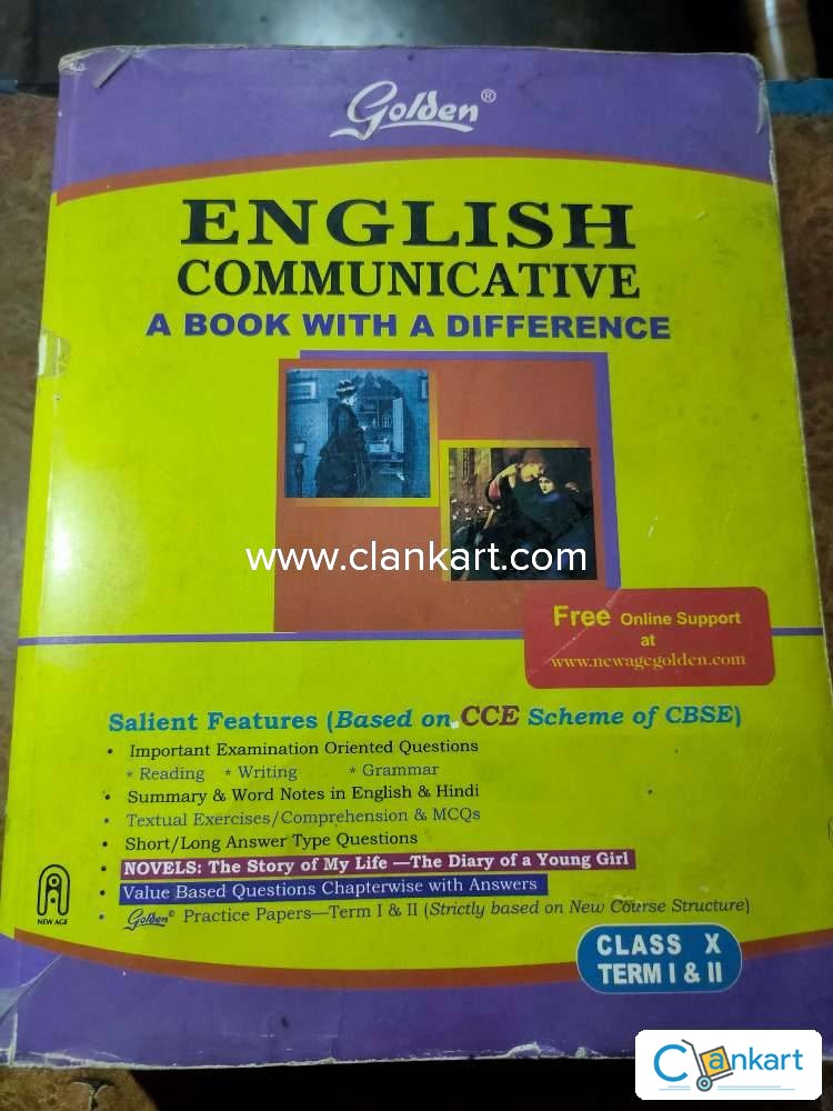 Buy 'Golden English Communicative A Book With A Difference Class 10th ...
