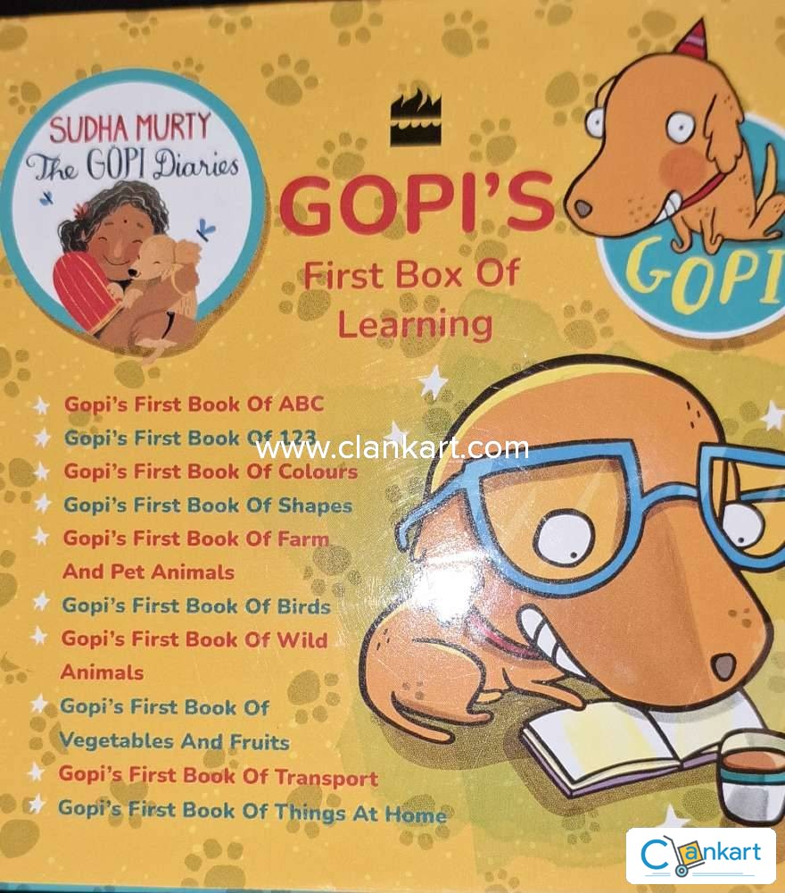 Buy 'Gopi's First Box Of Learning: Based On Gopi The Dog, From Sudha ...