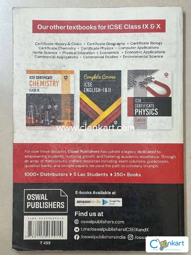 Buy 'A Textbook Of Physical Education For Grade 9 ICSE' Book In ...