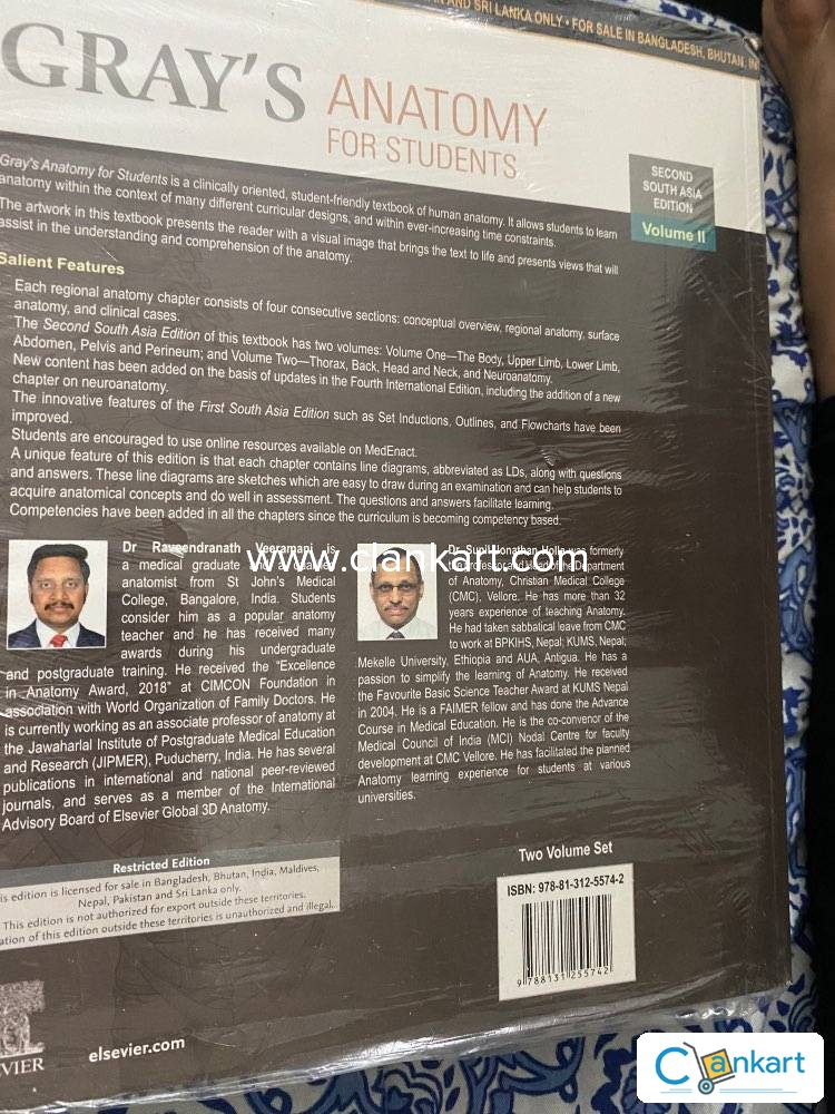 Buy 'Grays Anatomy The Anatomical Basis Of Clinical Practice' Book In ...