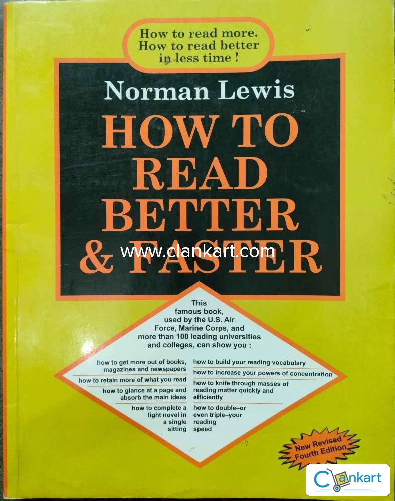 Buy 'How To Read Better & Faster' Book In Excellent Condition At ... Buy 'How To Read Better & Faster' Book In Excellent Condition At ...