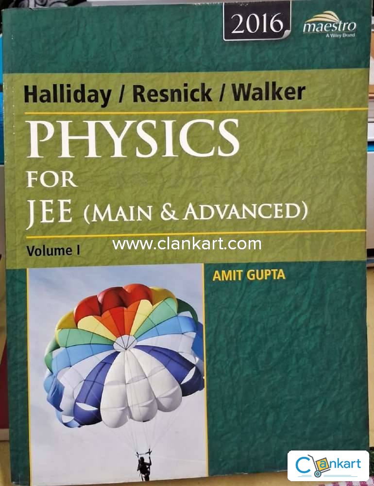 Buy 'Halliday/Resnick/Walker Physics For JEE (Main & Advanced), Volume ...