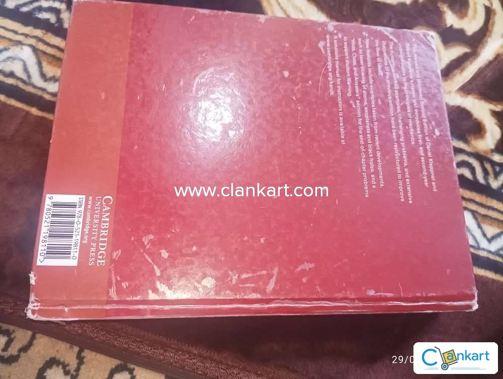 Buy 'An Introduction To Mechanics' Book In Excellent Condition At ...