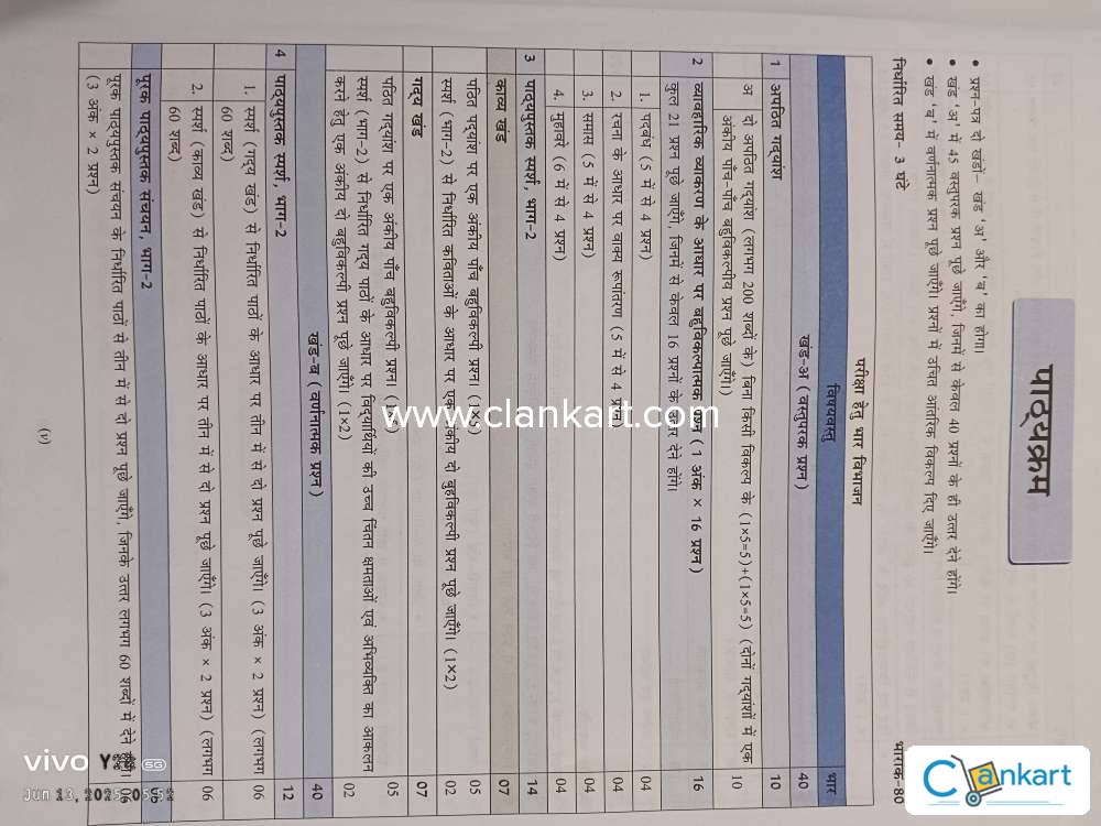 Buy 'Hindi Vyakaran Course -B For Class 10' Book In Excellent Condition ...