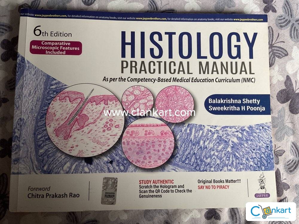 Buy 'Histology Practical Manual' Book In Excellent Condition At ...