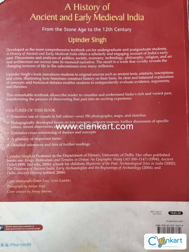 Buy 'A History Of Ancient And Early Medieval India: From The Stone Age ...
