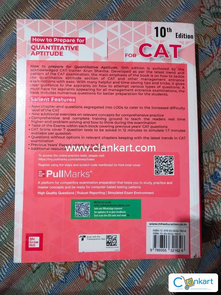 Buy 'How To Prepare For QUANTITATIVE APTITUDE For CAT |10th Edition ...