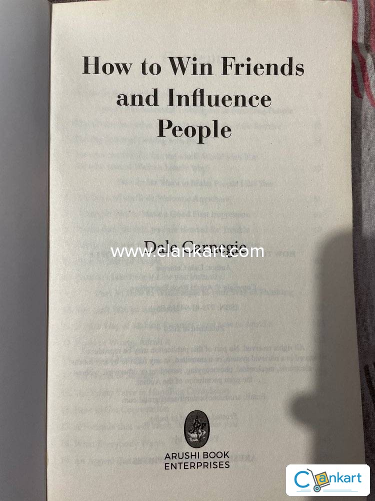 Buy 'How To Win Friends & Influence People By Dale Carnegie' Book In ...