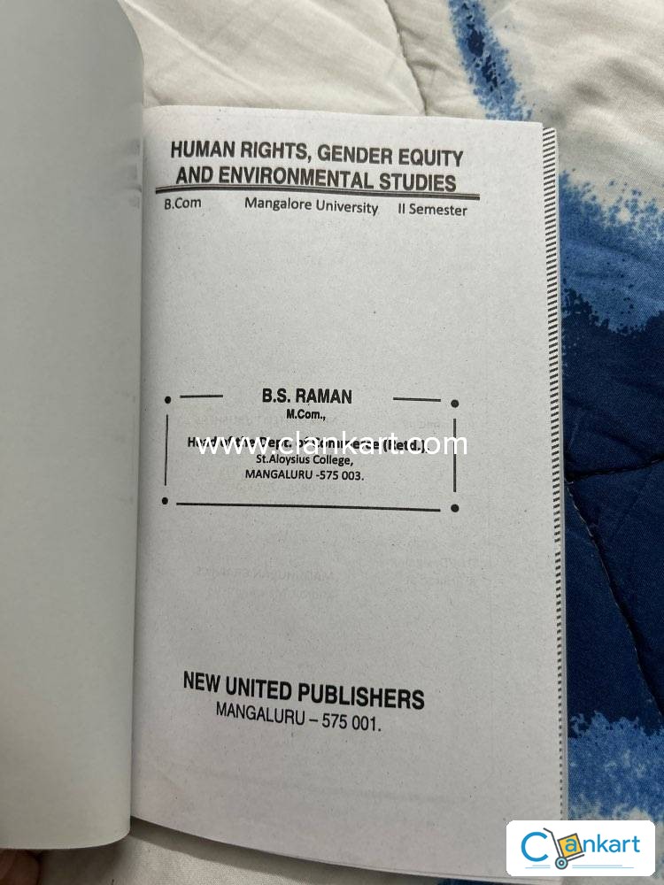 Buy 'Human Rights, Gender Equality & Environmental Studies' Book In ...