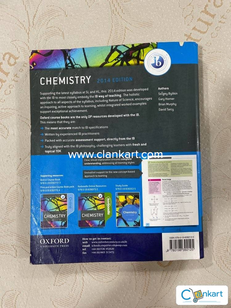 Buy 'Ib Chemistry Course Book: 2014 Edition: Oxford Ib Diploma Program ...