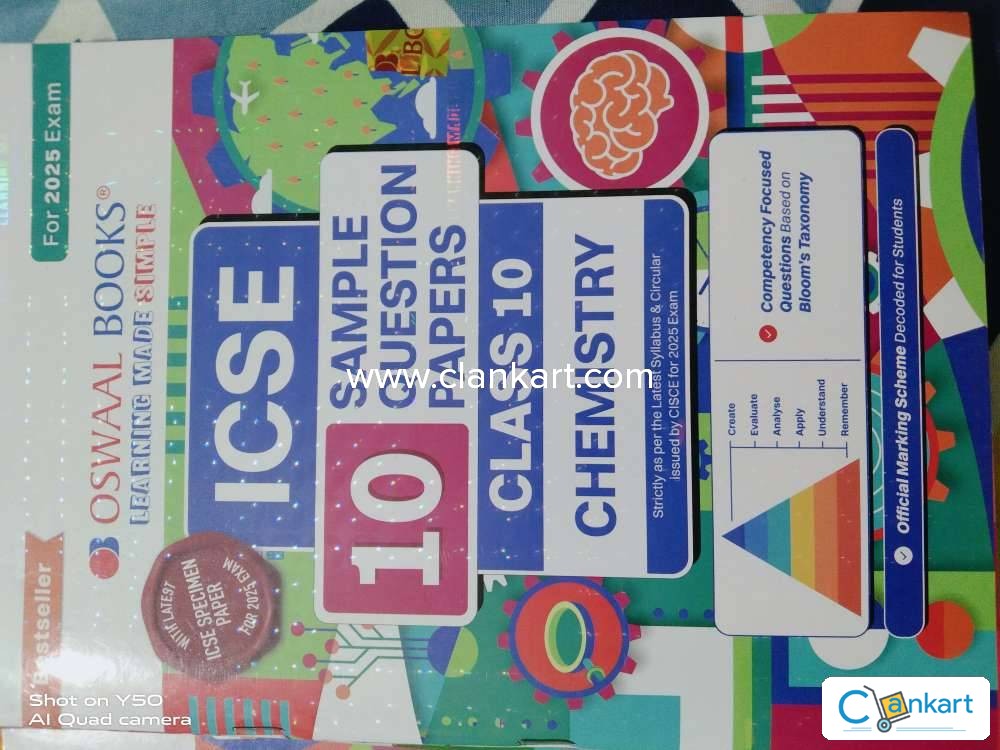Buy 'Oswaal ICSE | 10 Sample Question Papers | Class 10 | Chemistry ...