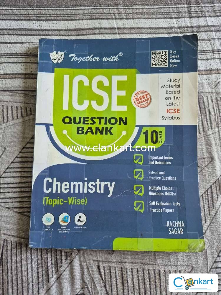 Buy 'ICSE CHEMISTRY CLASS 10 QUESTION BANK' Book In Good Condition At ...
