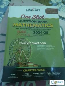 Buy 'Educart ICSE Class 10 Question Bank 2025 Mathematics One Shot For ...