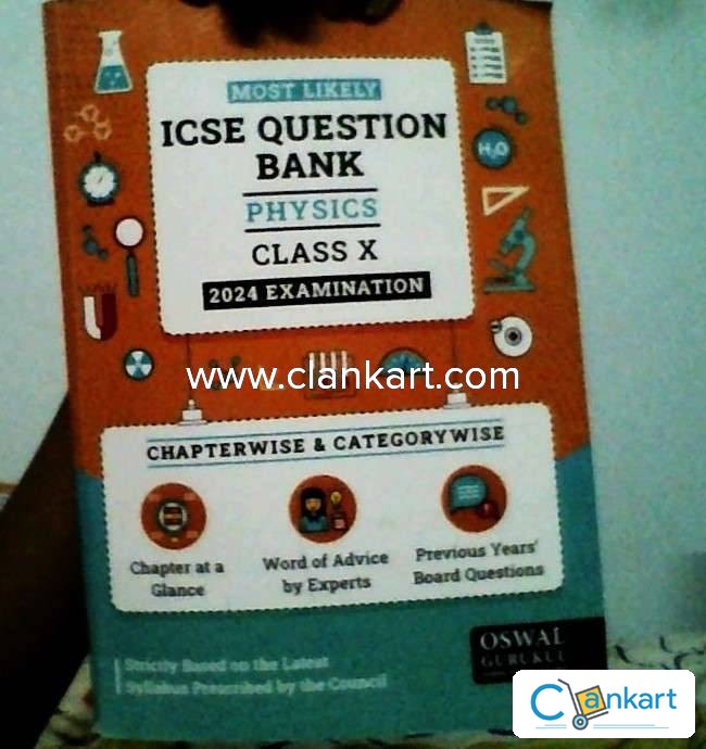 Buy 'ICSE CLASS 10 MOST LIKELY PHYSICS QUESTION BANK' Book In Good ...