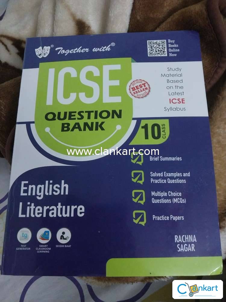 Buy 'ICSE Class 10 English Literature Question Bank' Book In Good ...