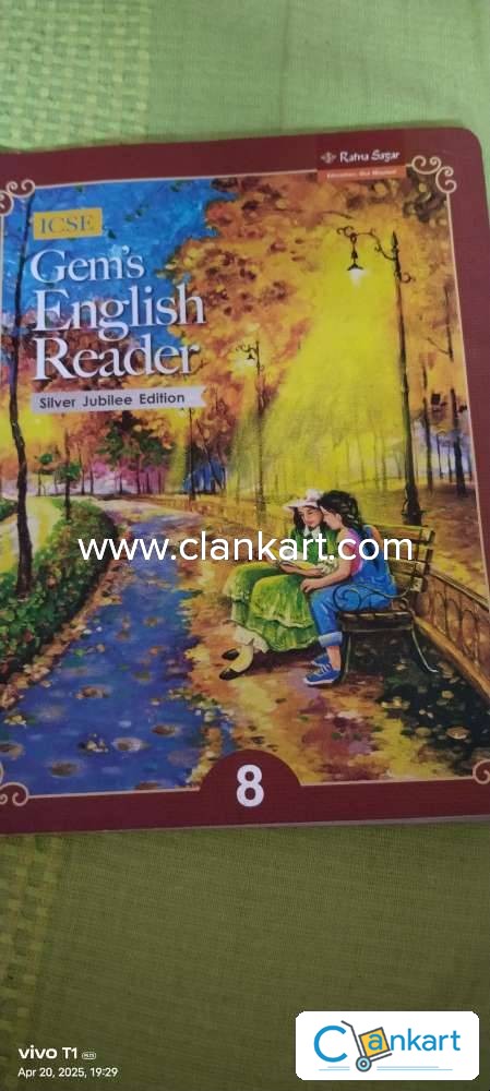 Buy 'ICSE GEMS ENGLISH READER CLASS 8' Book In Excellent Condition At ...