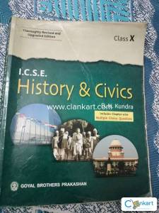Buy 'ICSE HISTORY & CIVICS FOR CLASS 10TH' Book In Good Condition At ...
