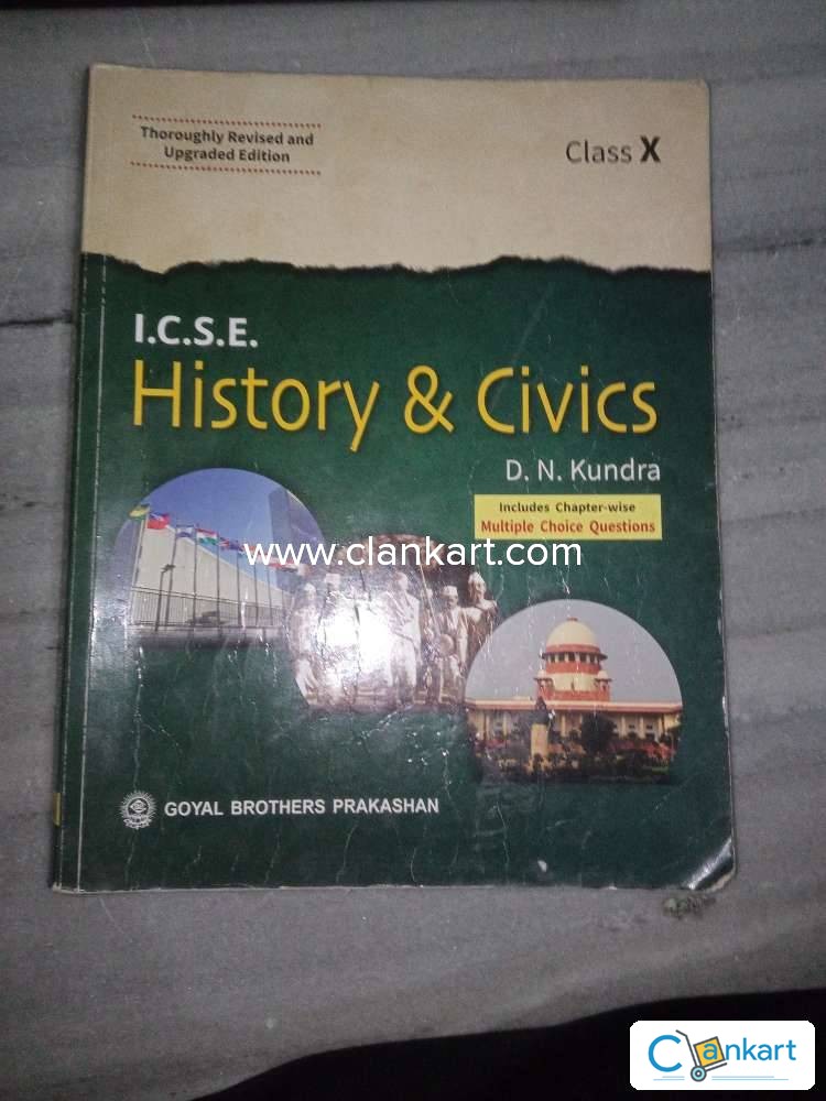 Buy 'ICSE History & Civics For Class X (A.Y. 2023-24)Onward' Book In ...
