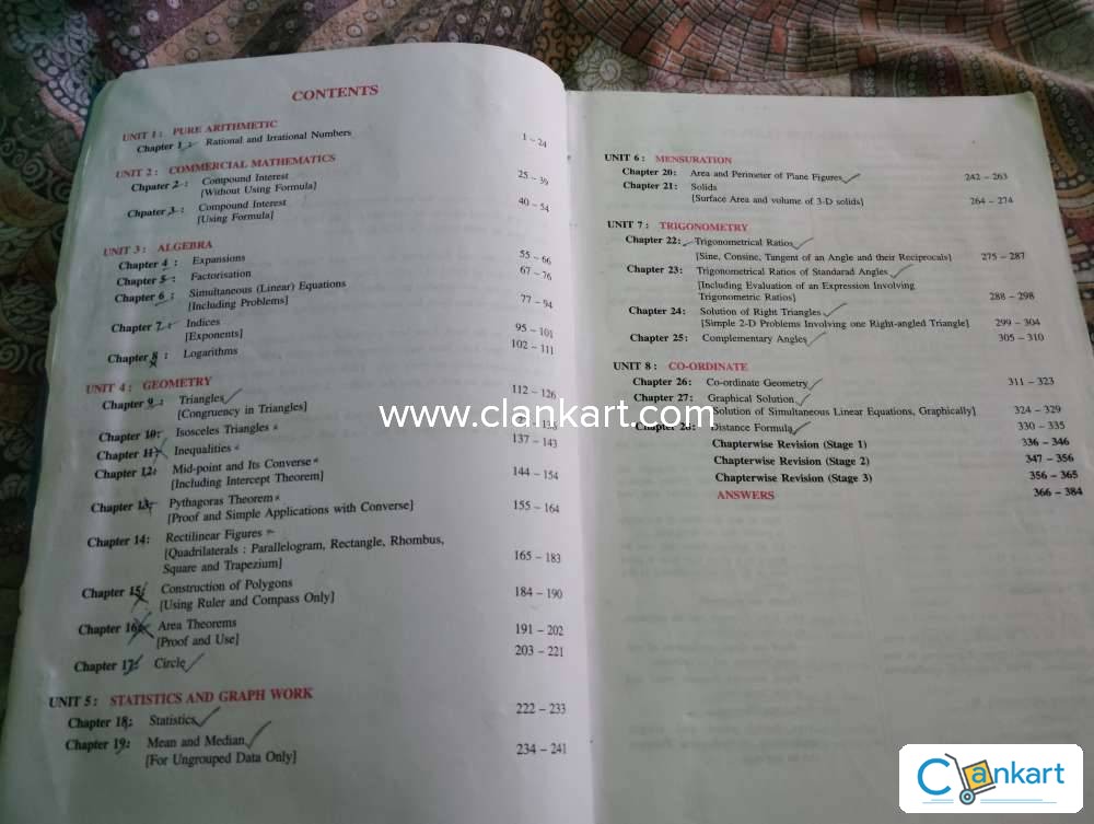 Buy 'Selina ICSE Concise Mathematics For Class 9 (Examination 2020-2021 ...