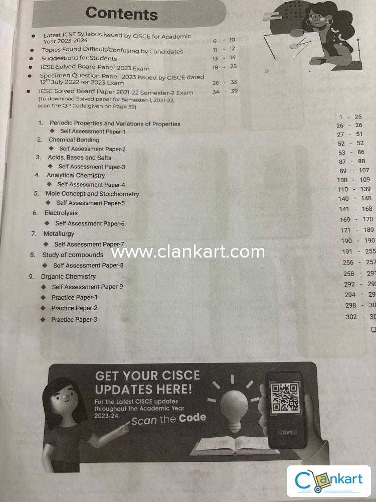 Buy 'ICSE Question Bank Class 10 Chemistry' Book In Good Condition At ...