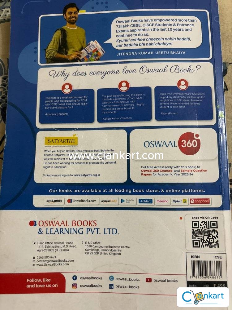 Buy 'ICSE Question Bank Class 10 Chemistry' Book In Good Condition At ...