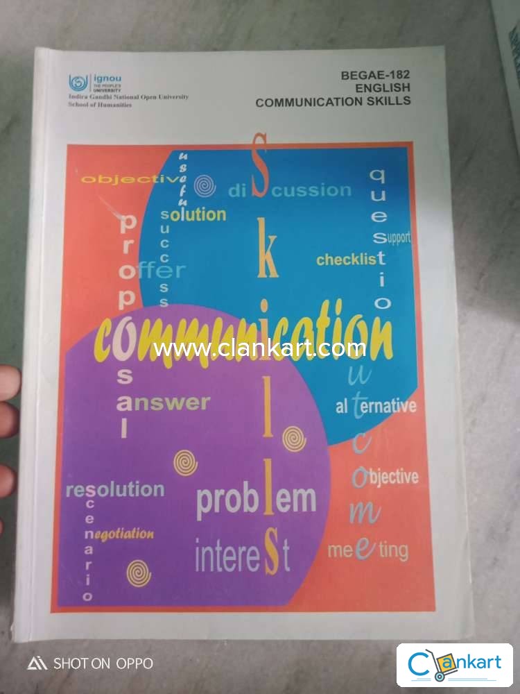 Buy 'English Communication Skills (BEGAE-182)' Book In Excellent ...