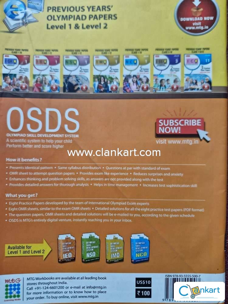 Buy 'IMO SOF Olympiad Class 8 2023-24 (latest)' Book In Excellent ...