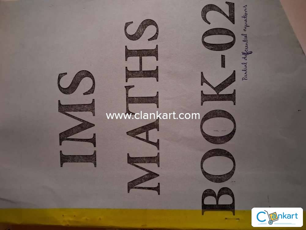Buy 'All 14 IMS Mathematics Optional Notes UPSC' Book In Excellent ...